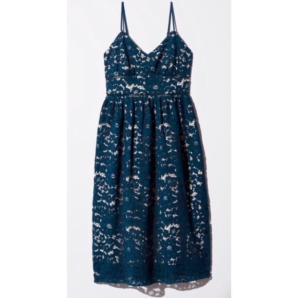 Aritzia Dresses Aritzia Babaton Braylin Midi Dress In Teal Poshmark